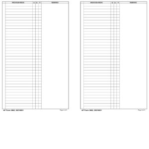 AF Form 3862 – Flight Evaluation Worksheet - AF Forms