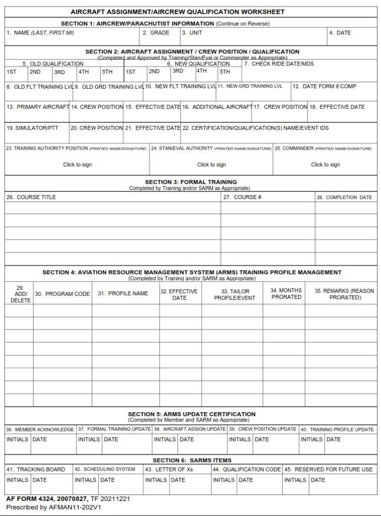 AF Forms - Department of Air Force (DAF) Forms 2023