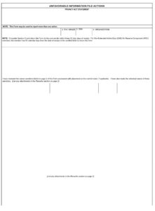 DAF Form 1058 – Unfavorable Information File Actions - AF Forms