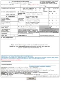 DAF Form 2561 – Air Force Assistance Fund - AF Forms