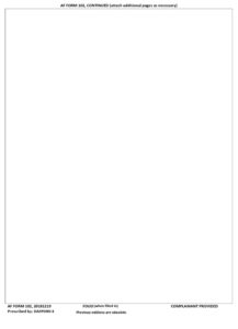 AF Form 102 – Inspector General Complaint Form - AF Forms