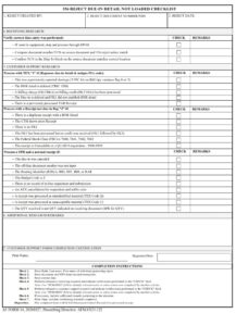 AF Form 14 – 356 Reject Due-In Detail Not Loaded Checklist - AF Forms