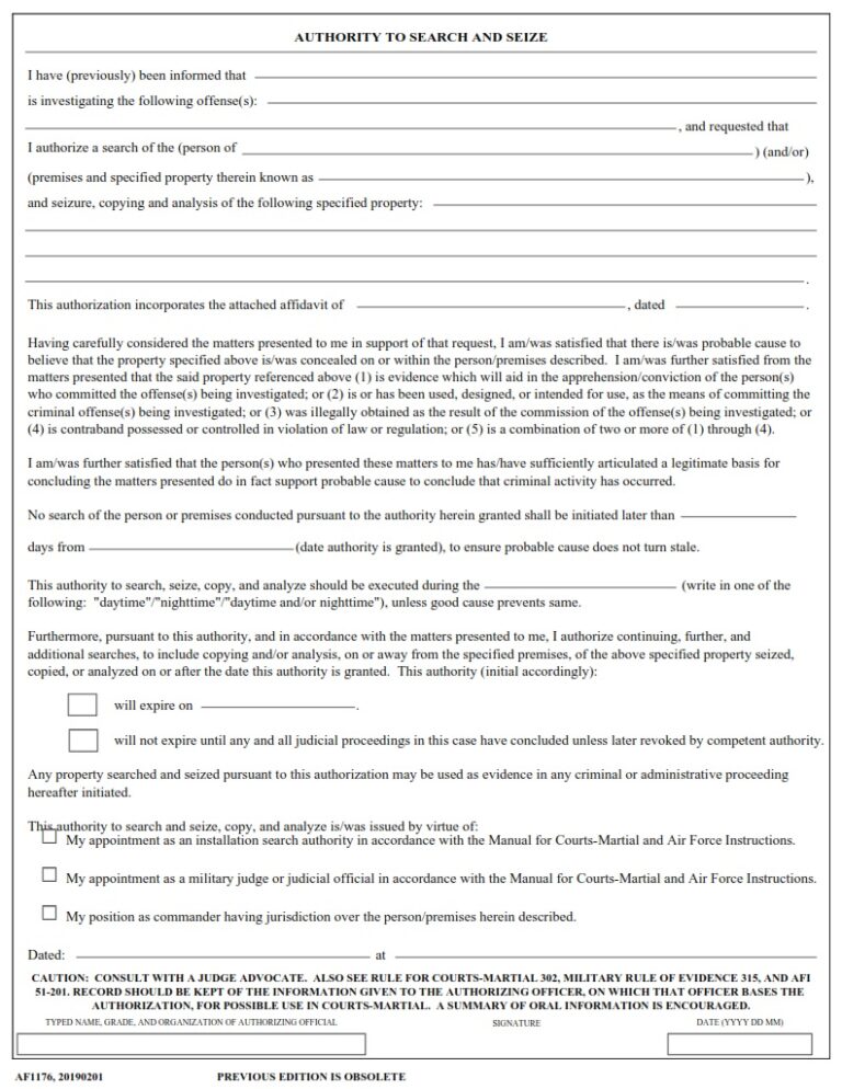 AF Forms - Department of Air Force (DAF) Forms 2023