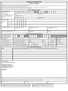 AF Form 2753 - Radiological Sampling Form - AF Forms
