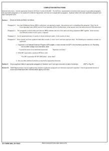 AF Form 3008 - Supplement To Enlistment Agreement - United States Air ...