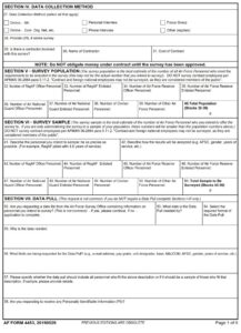AF Form 4453 - Request Air Force Survey Control Number (SCN) - AF Forms