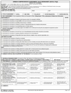 AF Form 931 - Airman Comprehensive Assessment (AB THRU TSGT) - AF Forms