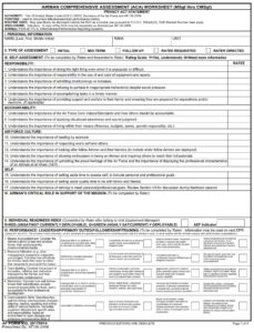 AF Form 932 - Airman Comprehensive Assessment (MSGT THRU CMSGT) - AF Forms