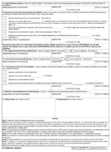 AF Form 4363 - Record Of Promotion Propriety Action - AF Forms