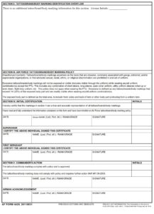 AF Form 4428 - Tattoo Screening/Verification - AF Forms