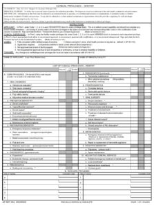 AF Form 244 - Clinical Privileges - Dentist - AF Forms