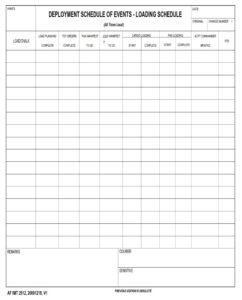 AF Form 2512 - Personal Clothing Claim - AF Forms