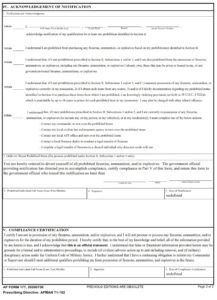 AF Form 177 - Notification Of Qualification For Prohibition Of Firearms ...
