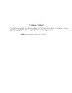 AF Form 4109 - SOF/CSAR Aircrew Training Record - AF Forms