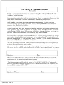 AF Form 4402 - Family Advocacy Informed Consent - AF Forms