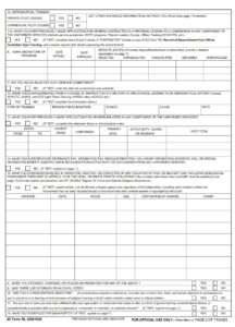 AF Form 56 - Application & Evaluation For Training Leading To A ...