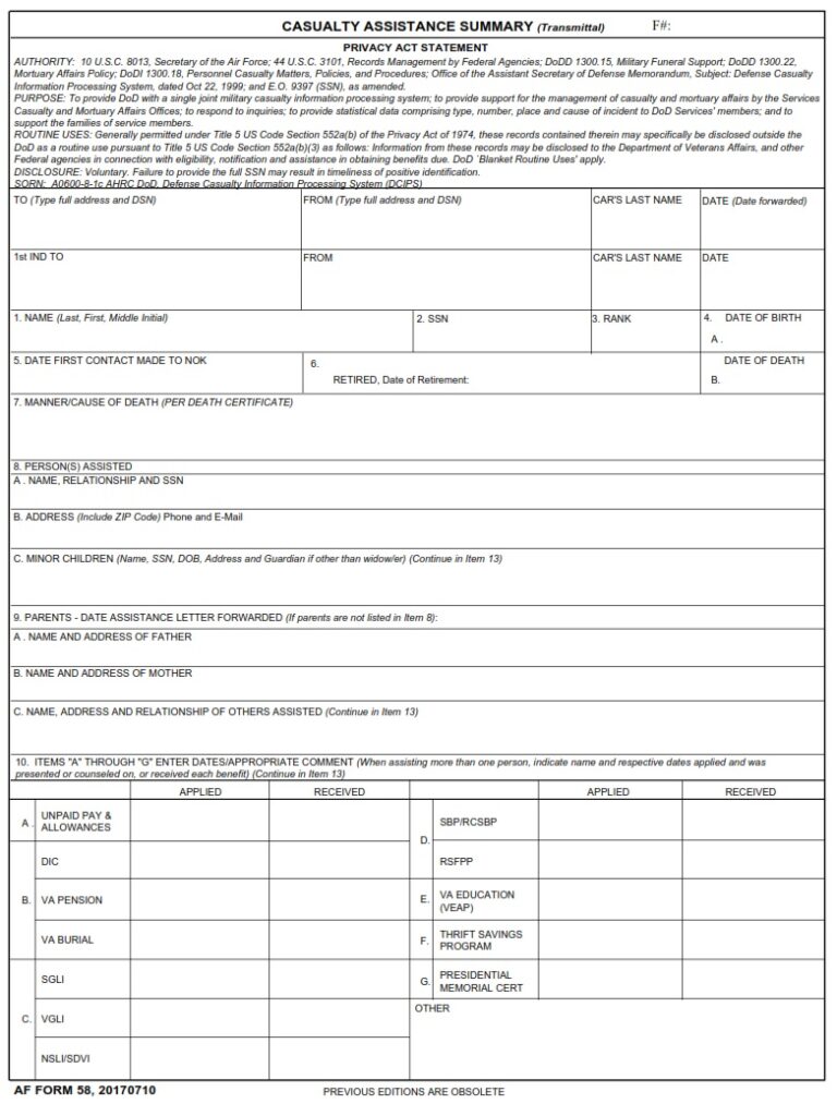 AF Forms - Department of Air Force (DAF) Forms 2023