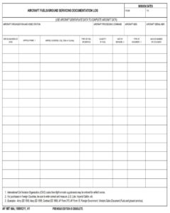 AF Form 664 - Aircraft Fuels Documentation Log - AF Forms
