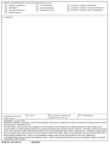 AF Form 651 - Hazardous Air Traffic Report (HATR) - AF Forms